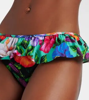 Dolce & Gabbana Floral Print Bikini Set
