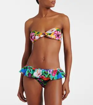Dolce & Gabbana Floral Print Bikini Set