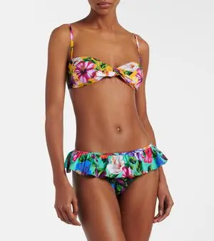 Dolce & Gabbana Floral Print Bikini Set