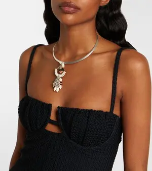 MONTCE Petal Knitted Minidress - Black