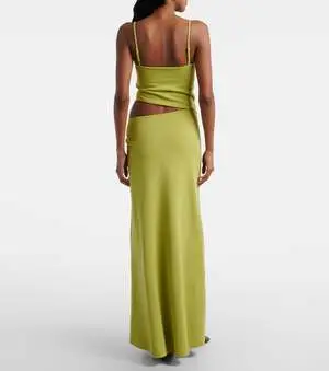 Christopher Esber Orbit Cotton-blend Maxi Dress