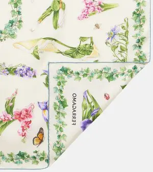 FERRAGAMO Floral Silk Scarf - Multicoloured