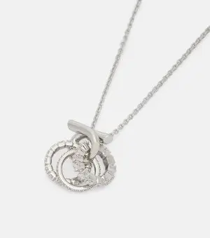 FERRAGAMO Gancini Crystal-embellished Necklace