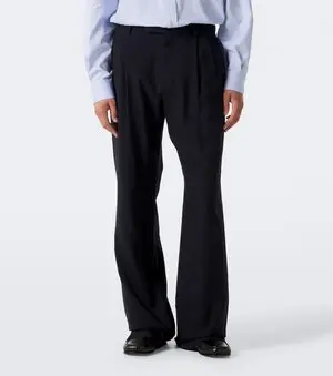 Valentino Garavani Virgin Wool Straight-leg Trousers
