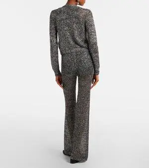 Missoni Sequined Lame Flared Trousers