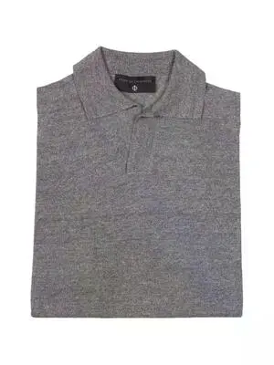 FILIPPO DE LAURENTIIS Short-sleeve Polo Shirt - Grey