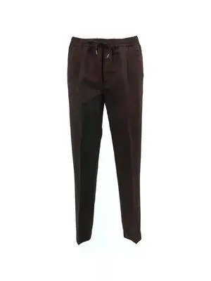 BRIGLIA 1949 Tapered-leg Trousers - Brown