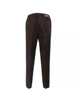 BRIGLIA 1949 Tapered-leg Trousers - Brown