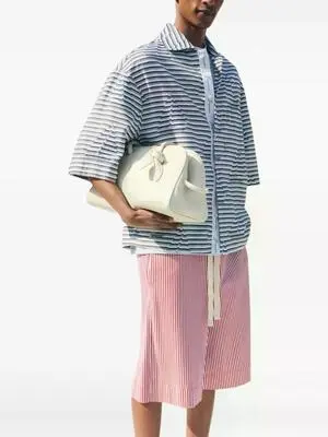 Jacquemus Striped Cotton Drawstring Shorts