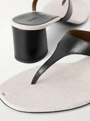 Khaite Archer Leather Mules - Multi