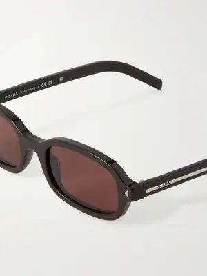 Prada Rectangular-frame Acetate Sunglasses