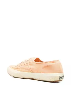 Superga Lace-up Canvas Sneakers - Orange