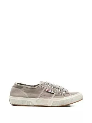Superga Distressed Canvas Sneakers - Grey