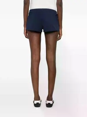 Sporty & Rich Logo Patch Drawstring Shorts