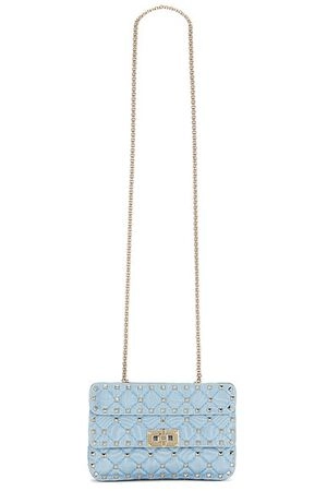 Valentino Garavani Rockstud Spike Shoulder Bag - Cloudy Blue