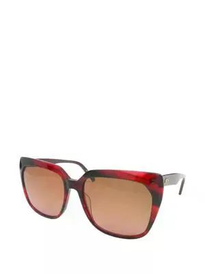 Mcm Square-frame Sunglasses - Red