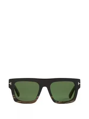 TOM FORD Icon Square-frame Sunglasses - Black