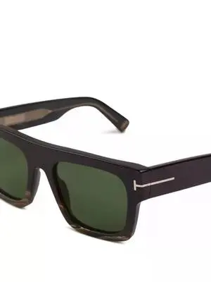 TOM FORD Icon Square-frame Sunglasses - Black