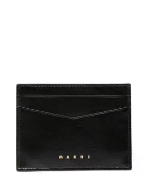 Marni Logo-debossed Cardholder - Black