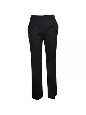 ROOM 52 Tailored Trousers With Pressed Crease - Black