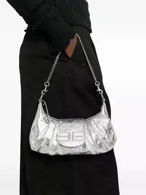 Balenciaga Pamela Metallised Shoulder Bag