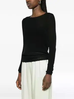 Max Mara Fiorito Fine-knit Long-sleeve Sweater
