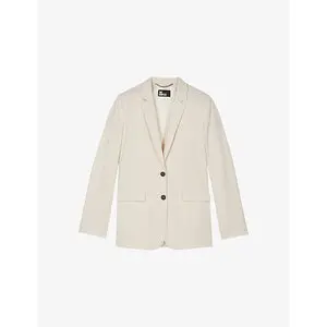 The Kooples Notch Lapel Blazer - Sand