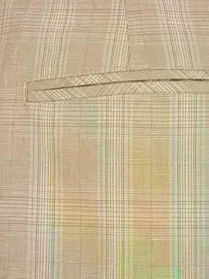 Iceberg Belted Check-pattern Trousers
