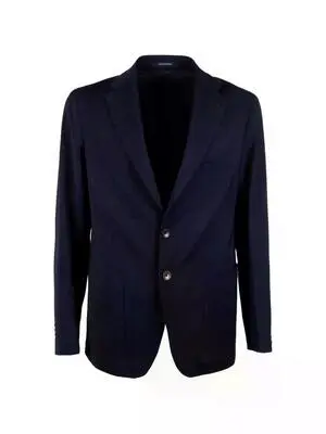 Tagliatore Dakar Seersucker Blazer - Blue