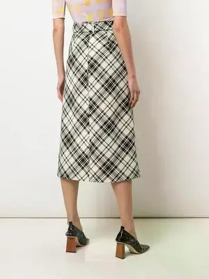 ELLERY Belted A-line Skirt