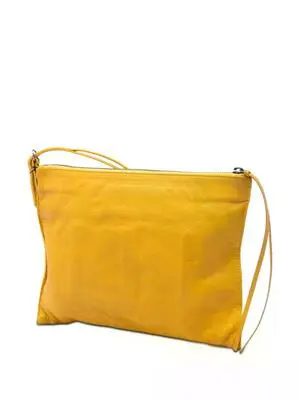 Balenciaga Leather Papier Wristlet Clutch Bag