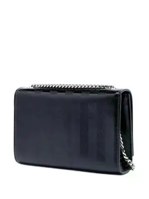 Saint Laurent Medium Chevron Patent Monogram Kate Tassel Crossbody Bag