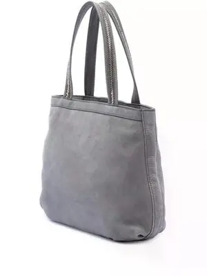 Fendi Nubuck Ff Chains Tote Bag