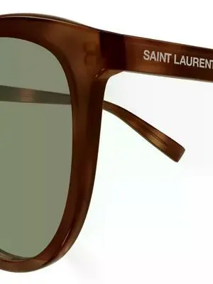 Saint Laurent Tortoiseshell Effect Cat-eye Sunglasses - Brown