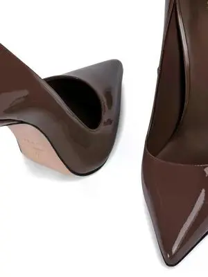 LE SILLA 120mm Eva Leather Heeled Pumps - Brown