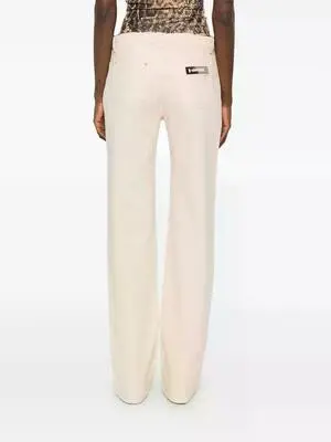 Roberto Cavalli 2000s Logo Plaque Straight-leg Trousers