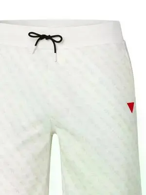 Guess Monogram Pattern Drawstring Shorts