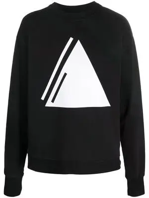 THOM KROM Graphic Print Crewneck Sweatshirt
