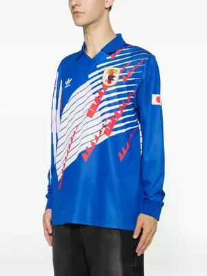 Adidas Graphic Print Long Sleeve Shirt - Blue