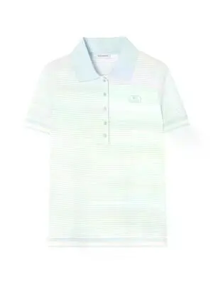 Burberry Striped Cotton Polo Shirt