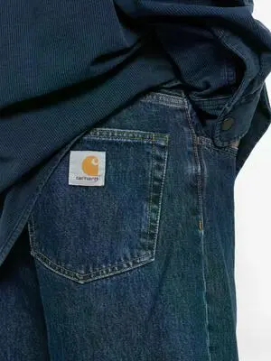 Carhartt Work In Progress Stone-washed Denim Shorts
