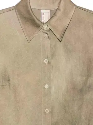 Antonio Marras Satin Finish Pointed Collar Shirt