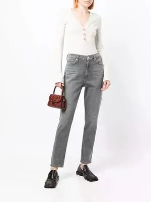 Citizens Of Humanity Olivia High-rise Slim Jeans In Silvermist
