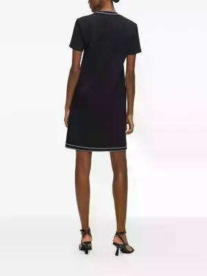 Karl Lagerfeld Logo-embroidered Mini Dress