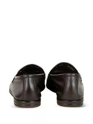 Neil Barrett Grainy Leather Loafers