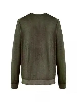 Malo Crew Neck Long Sleeve Sweater - Green