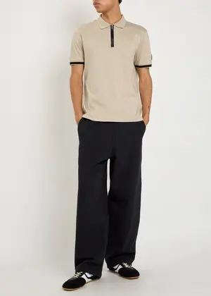 SANDBANKS Logo Jersey Polo Shirt