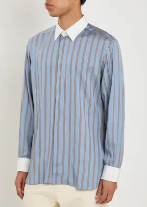 TOM FORD Striped Silk Shirt