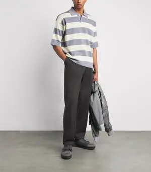 Stone Island Slub Cotton Cargo Trousers