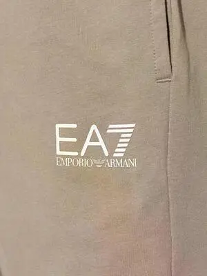 EA7 Emporio Armani Logo Print Drawstring Track Shorts